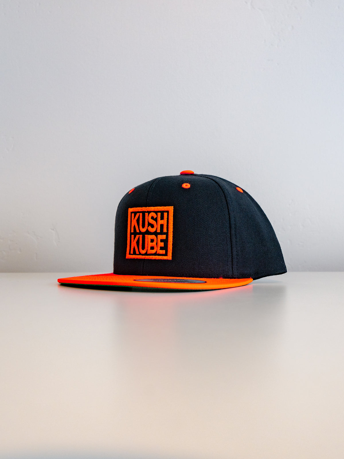 Kush Kube Hat (Neon Orange) - kushkubes